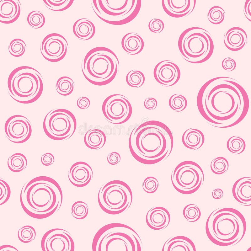 Seamless Pattern with Circular Elements. Circle Abstract Texture Stock ...