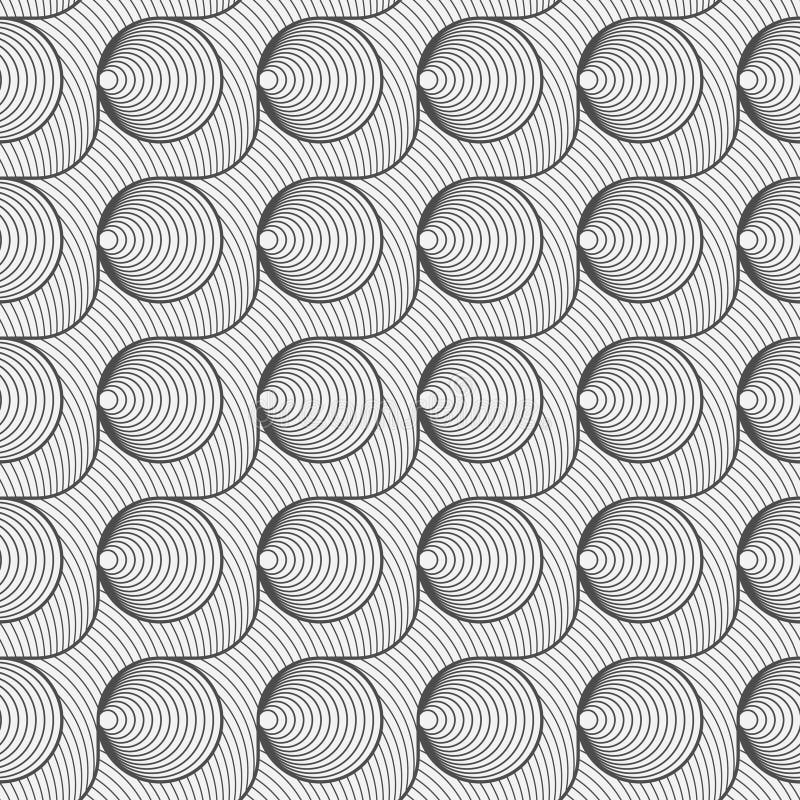 Seamless Pattern of Circular Geometric Shapes. Background for Banner ...