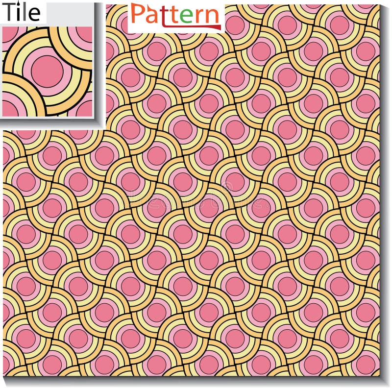 Circular Interlocking Pattern Stock Illustrations – 207 Circular ...