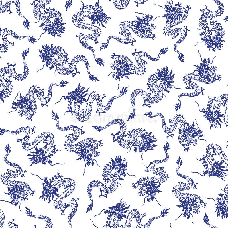 Horizontal Dragons Stock Illustrations – 56 Horizontal Dragons Stock ...