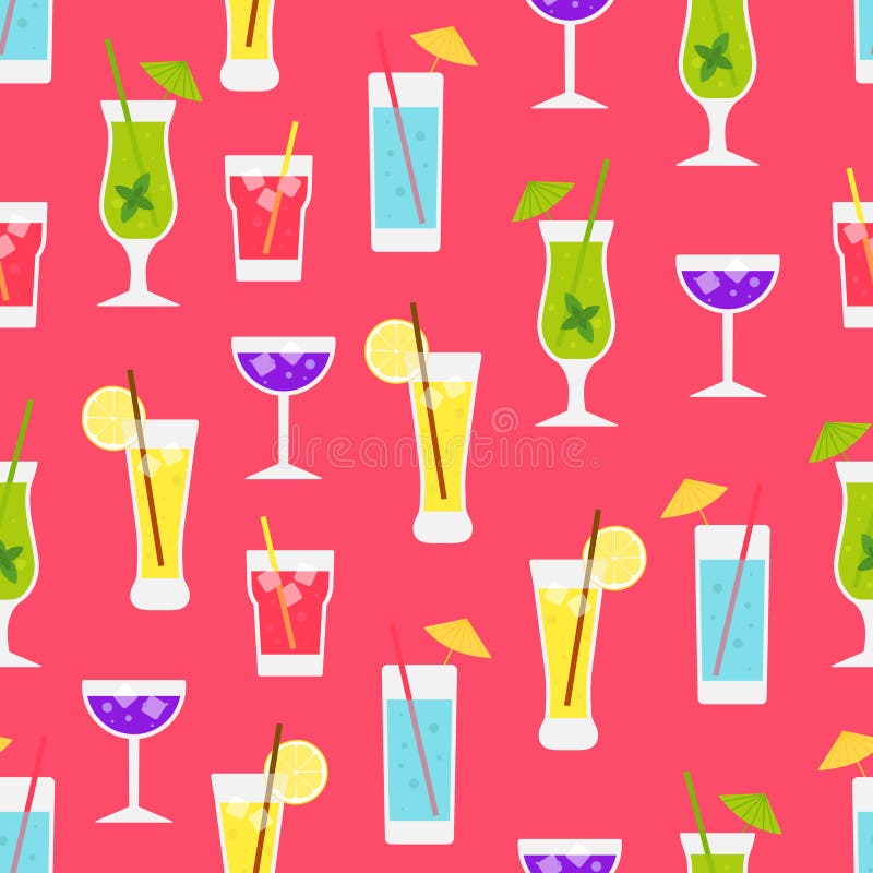 Cocktails Wallpaper Stock Illustrations – 3,224 Cocktails Wallpaper ...