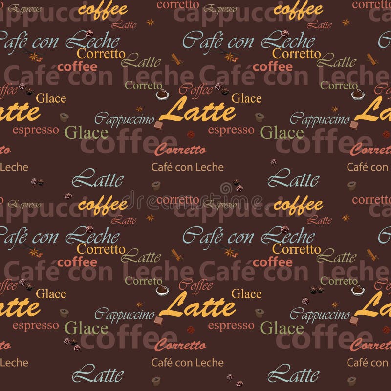 Coffee Names Stock Illustrations – 377 Coffee Names Stock Illustrations ...