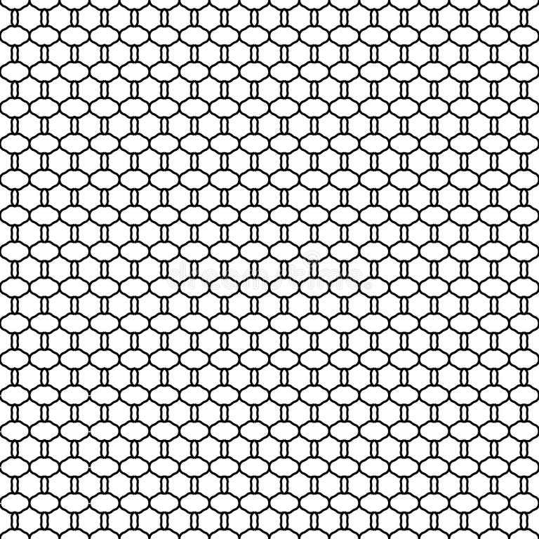 Seamless Pattern Cog Shape Outline Style, Vector Illustration Stock ...