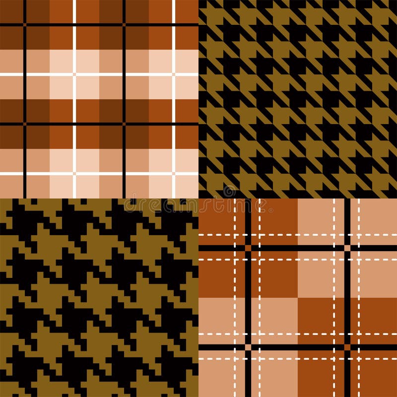 Seamless Pattern Collection Stock Vector - Illustration of wallpaper ...