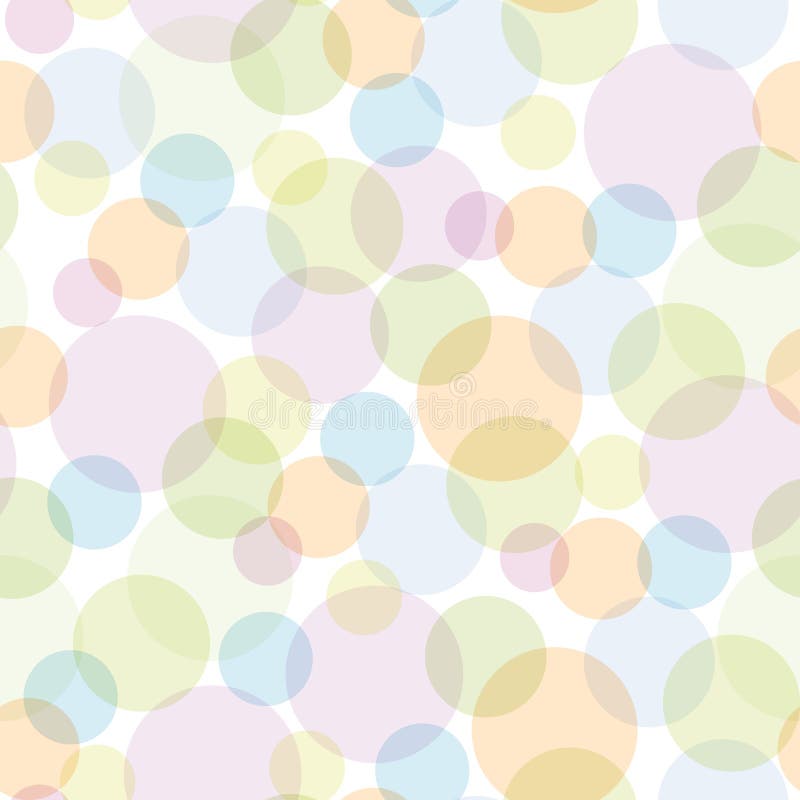 Seamless Pattern with Color Circles for Design, Kids Pattern Stock ...
