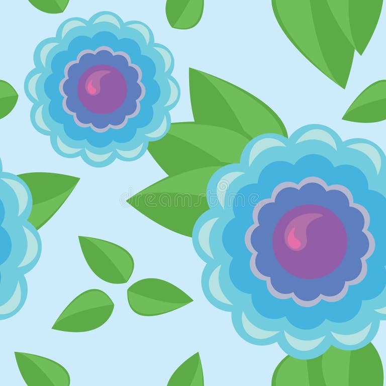 Seamless Pattern -?? Color Flower. Vector Illustration Stock Vector ...
