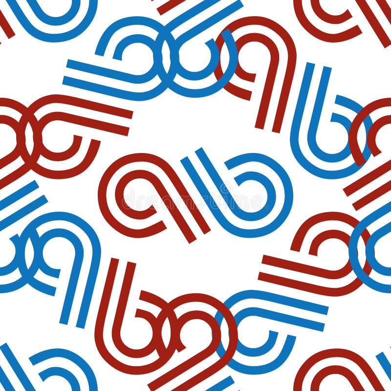 Seamless Pattern with Colored Infinity Symbol(texture 9), Modern ...