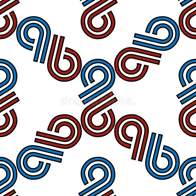 Seamless Pattern with Colored Infinity Symbol(texture 8), Modern ...