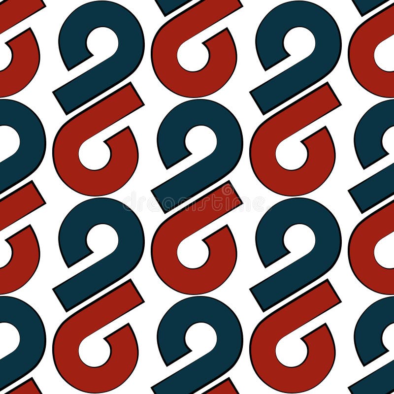 Seamless Pattern with Colored Infinity Symbol), Modern Stylish Image ...