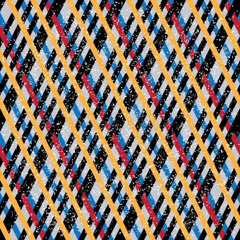 457 Seamless Pattern with Colored Intersecting Bands, Modern Stylish ...