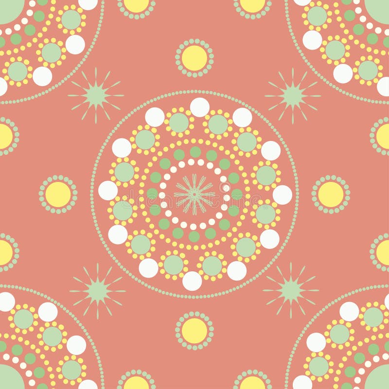 Colored Points Seamless Pattern Stock Vector - Illustration of ...