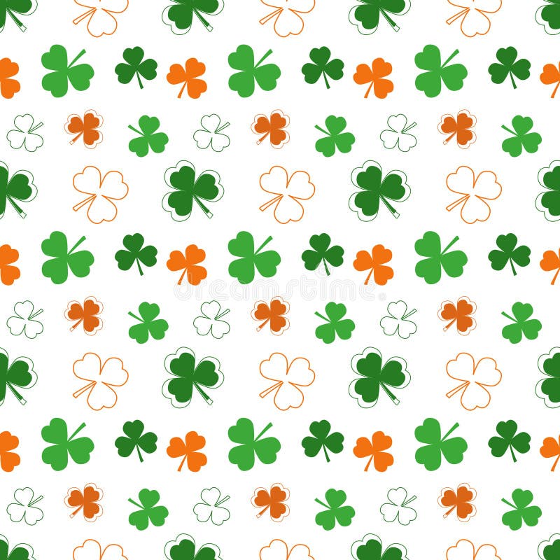 Colored Shamrocks Stock Illustrations 153 Colored Shamrocks Stock