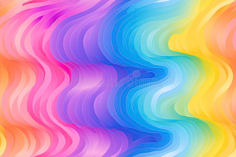 Seamless Pattern with Colorful Bright Texture on Rainbow Vivid ...