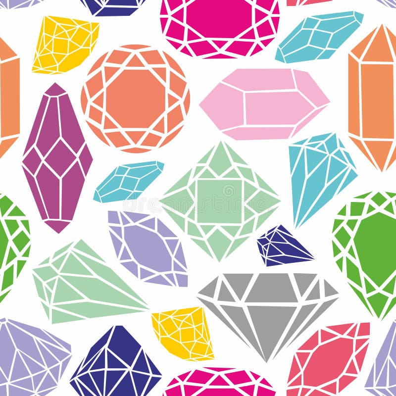Colorful Diamons Stock Illustrations – 10 Colorful Diamons Stock ...