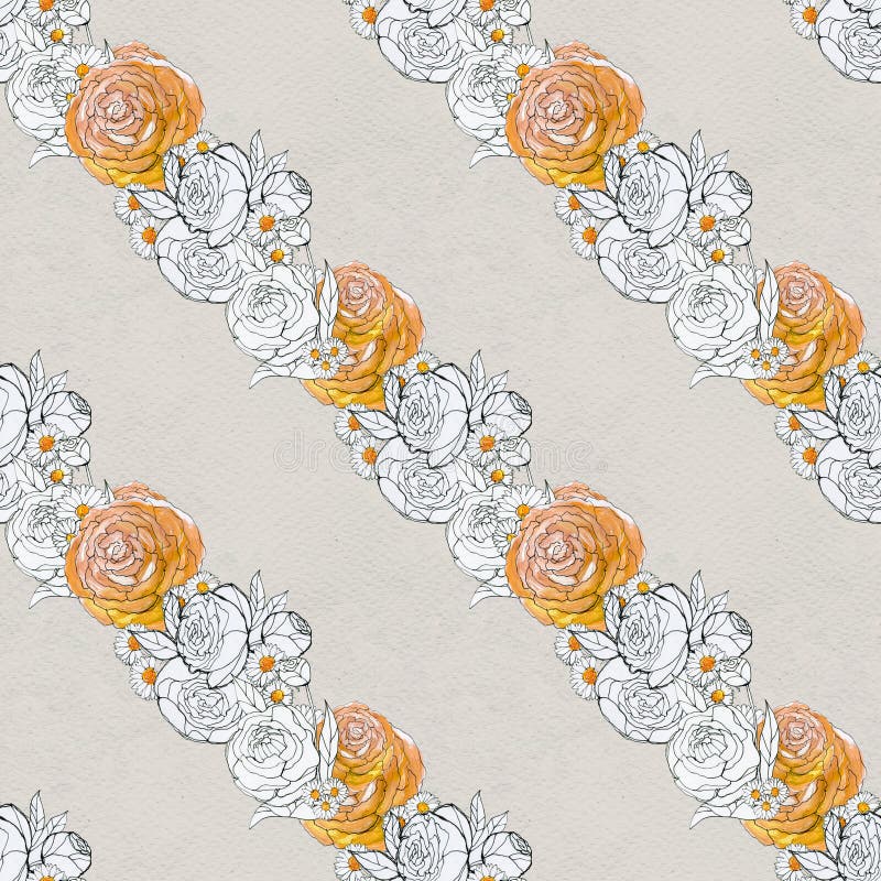 Diagonal Floral Stock Illustrations – 20,214 Diagonal Floral Stock ...