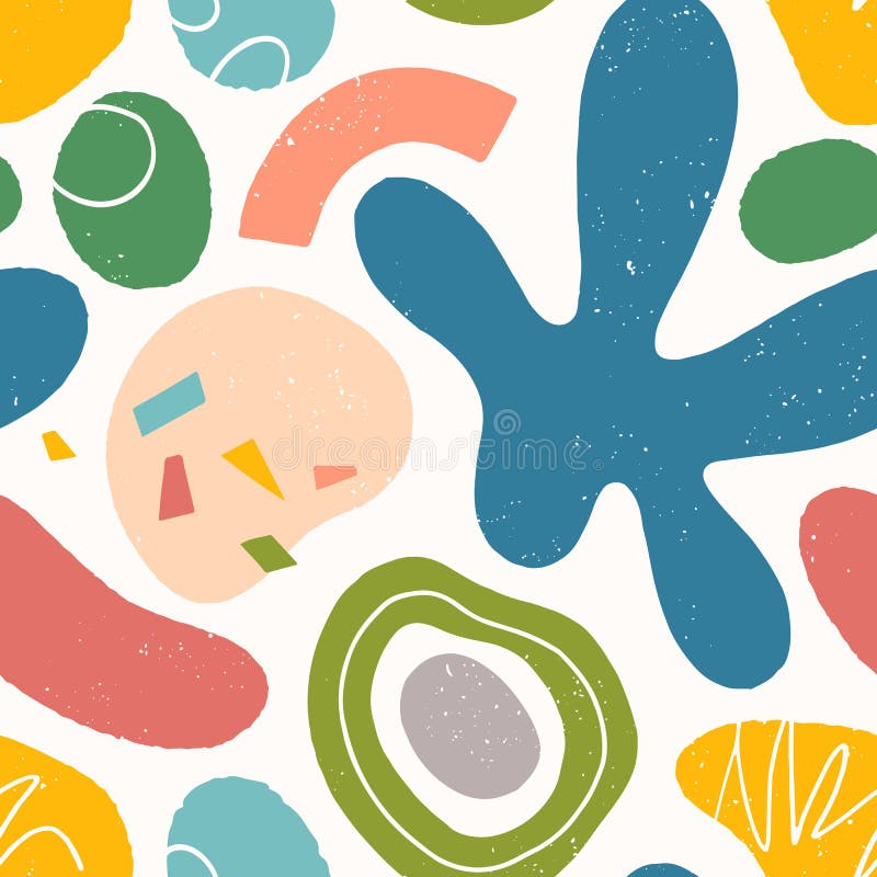 Bundle of Vector Colorful Hand Drawn Organic Shapes,doodles,elements ...