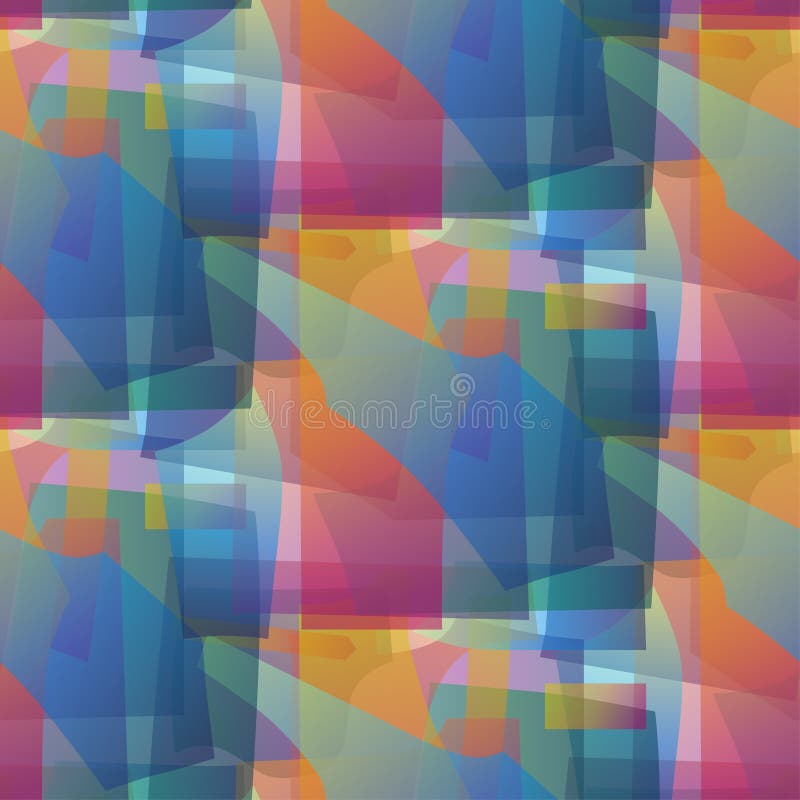 Seamless Pattern of Colorful Patterns To Sew. Sewing Abstract ...