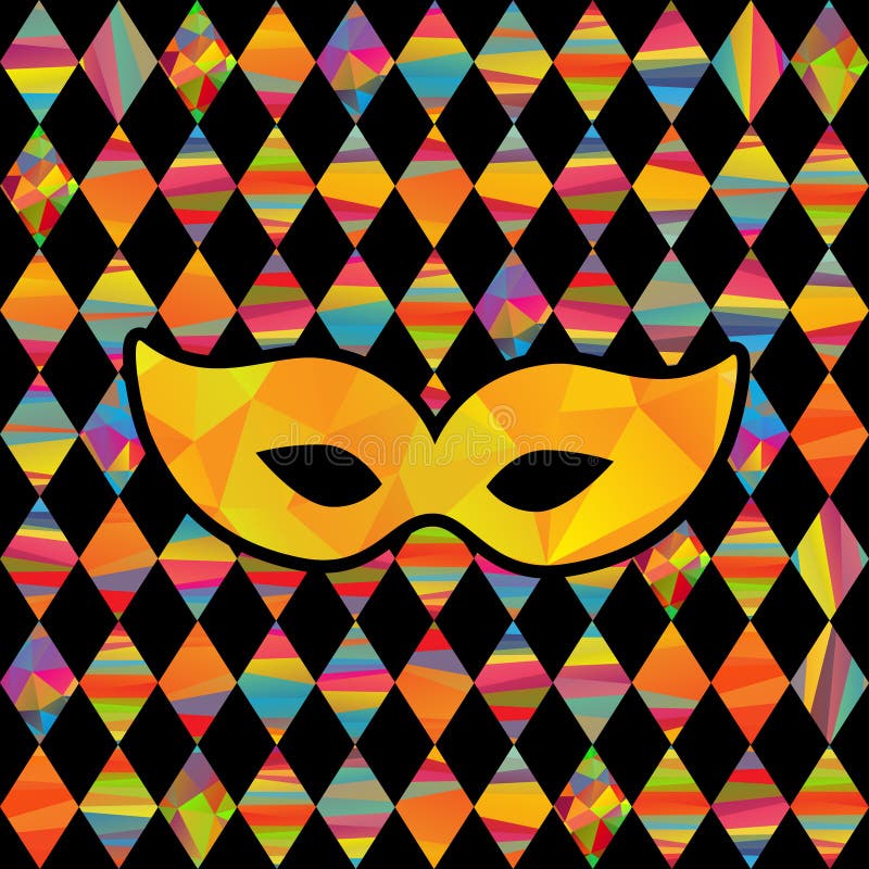 Seamless Pattern with Colorful Rhombus Stock Vector - Illustration of ...