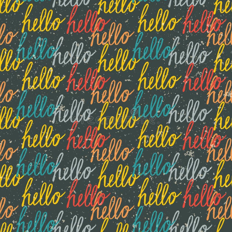 Vintage Hello Autumn Text Leaves and Bikes Backgro Stock Vector ...