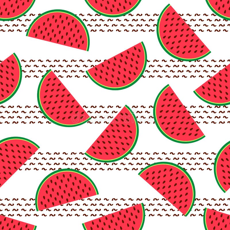 Seamless Pattern with Colorful Watermelons. Stock Vector - Illustration ... Seamless Pattern with Colorful Watermelons. Stock Vector - Illustration ...