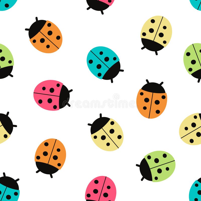 Colorfull Ladybugs Stock Illustrations – 2 Colorfull Ladybugs Stock ...