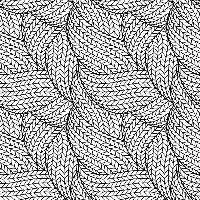 Seamless Pattern for Coloring Book Stock Vector - Illustration of drawn ...