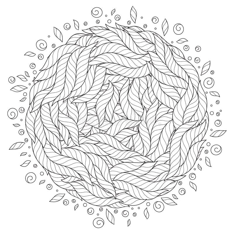 Sea Mandala Coloring Page Stock Illustrations – 734 Sea Mandala ...