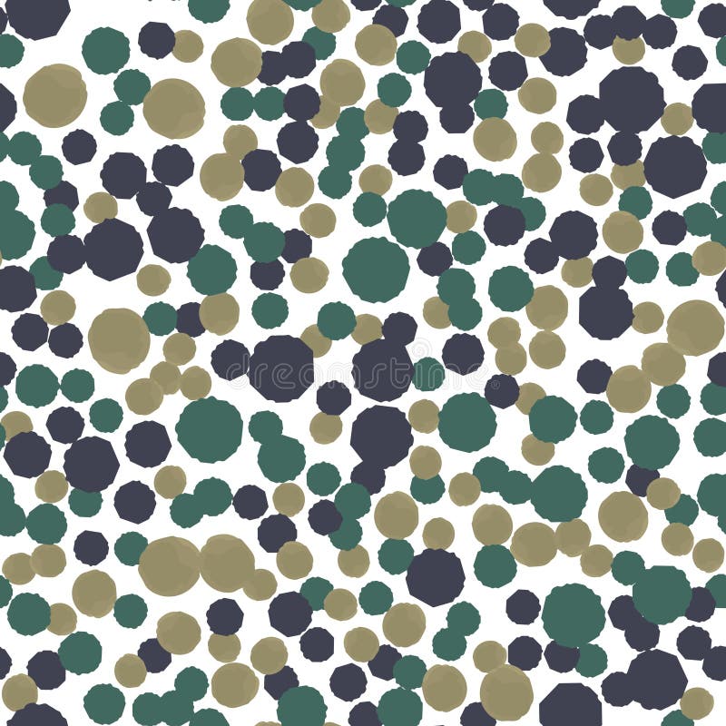 Seamless Pattern Coloring Points of Three Colors Stock Vector ...