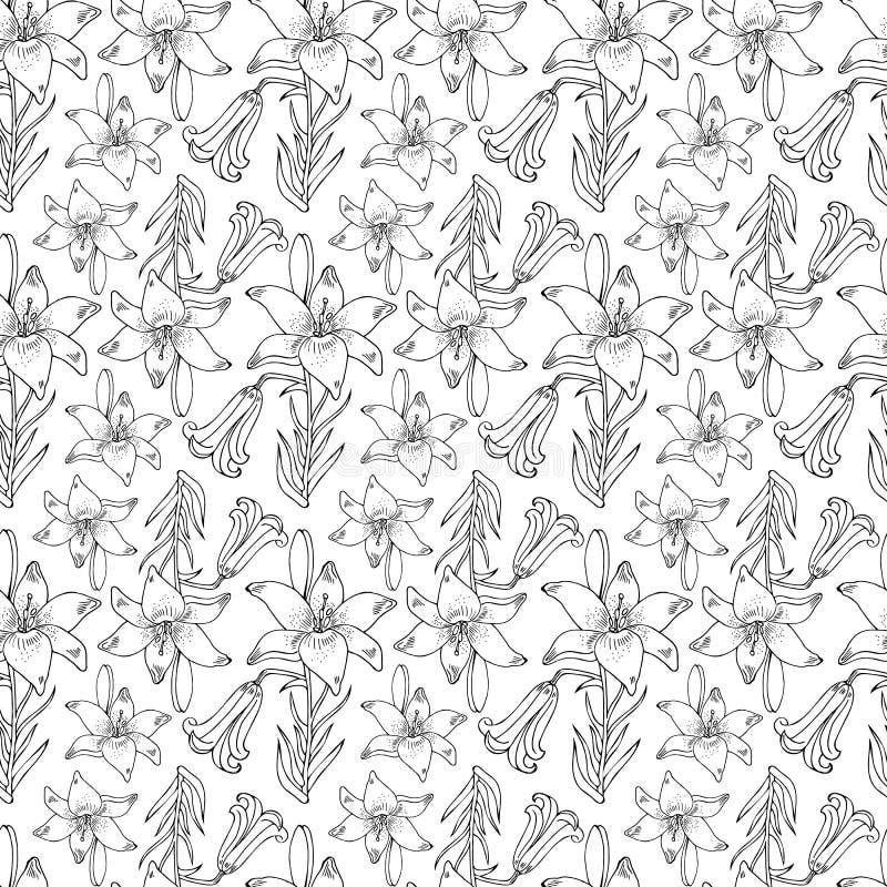 Seamless Pattern with Colors in a Linear Style. Stock Vector ...