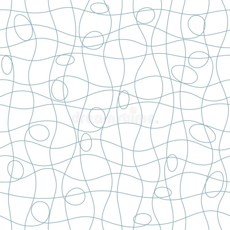 Seamless Pattern Comprised of a Beautiful Curve, Stock Vector ...