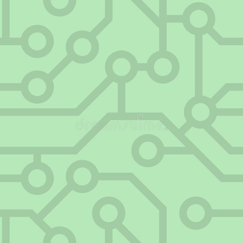 Seamless Pattern. Computer Circuit Board. Stock Vector - Illustration ...