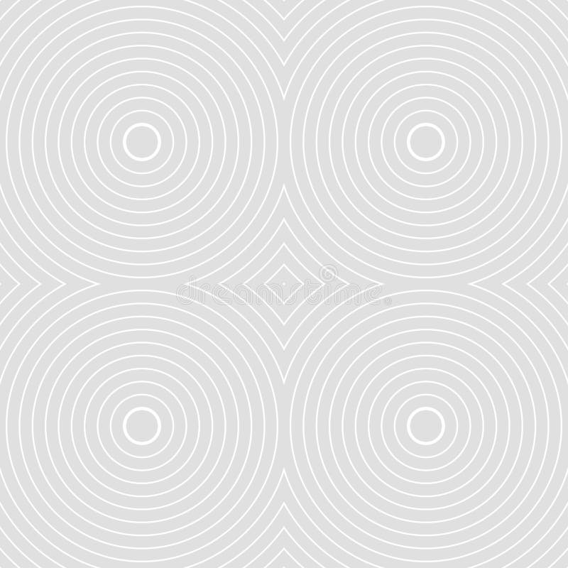 Seamless Pattern, Concentric, Radial, Radiating Circles, Rings, Lines ...