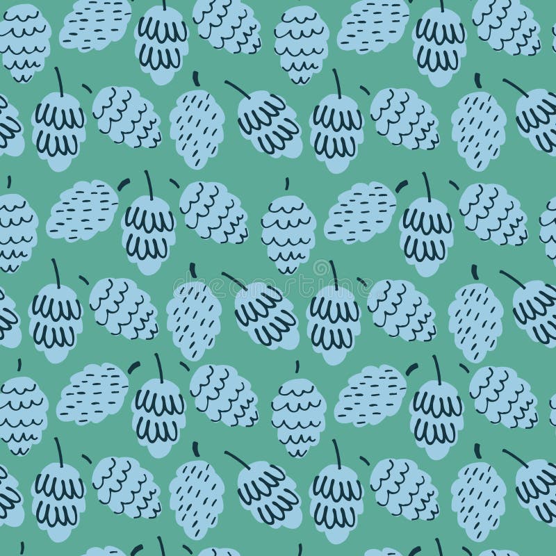 Seamless Pattern with Cones for Gift Wrap, Surface Design, for Smm ...