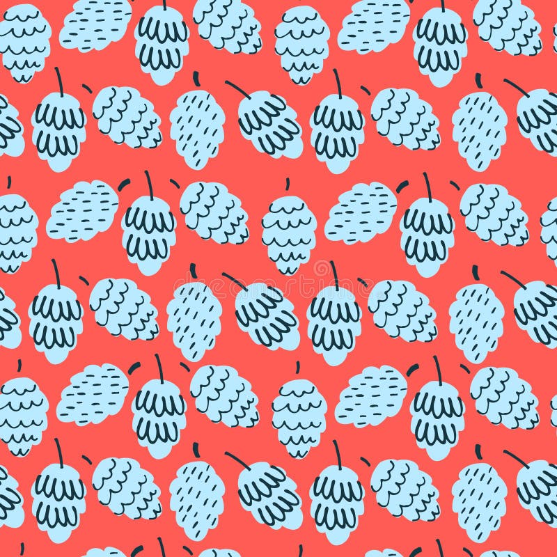 Seamless Pattern with Cones for Gift Wrap, Surface Design, for Smm ...
