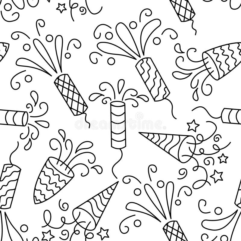 Party Popper Sketch Stock Illustrations – 90 Party Popper Sketch Stock ...