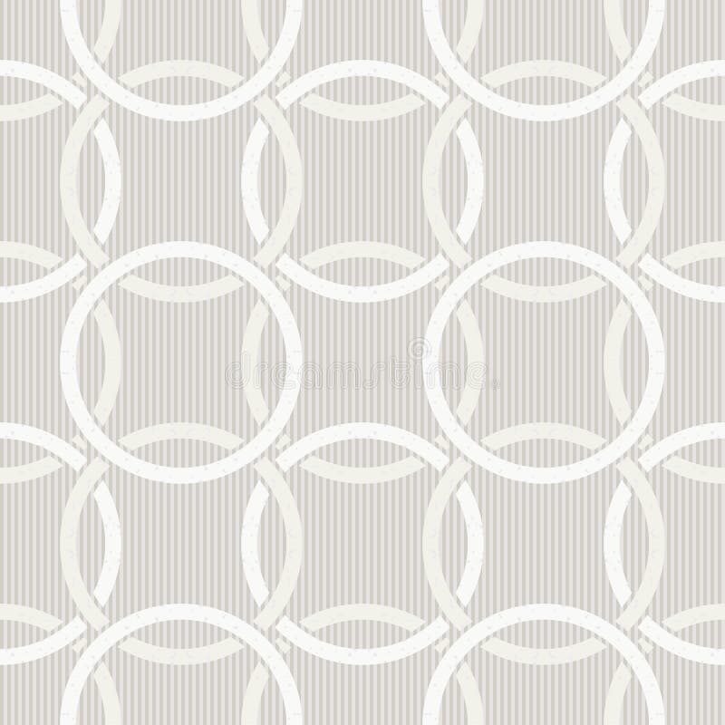 Seamless Pattern with a Pattern of Connected Rings. Continuous Chain of ...