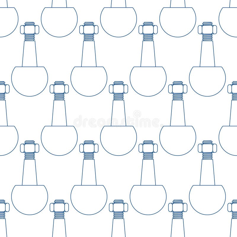 Ball joint contour pattern stock vector. Illustration of axle - 138332666