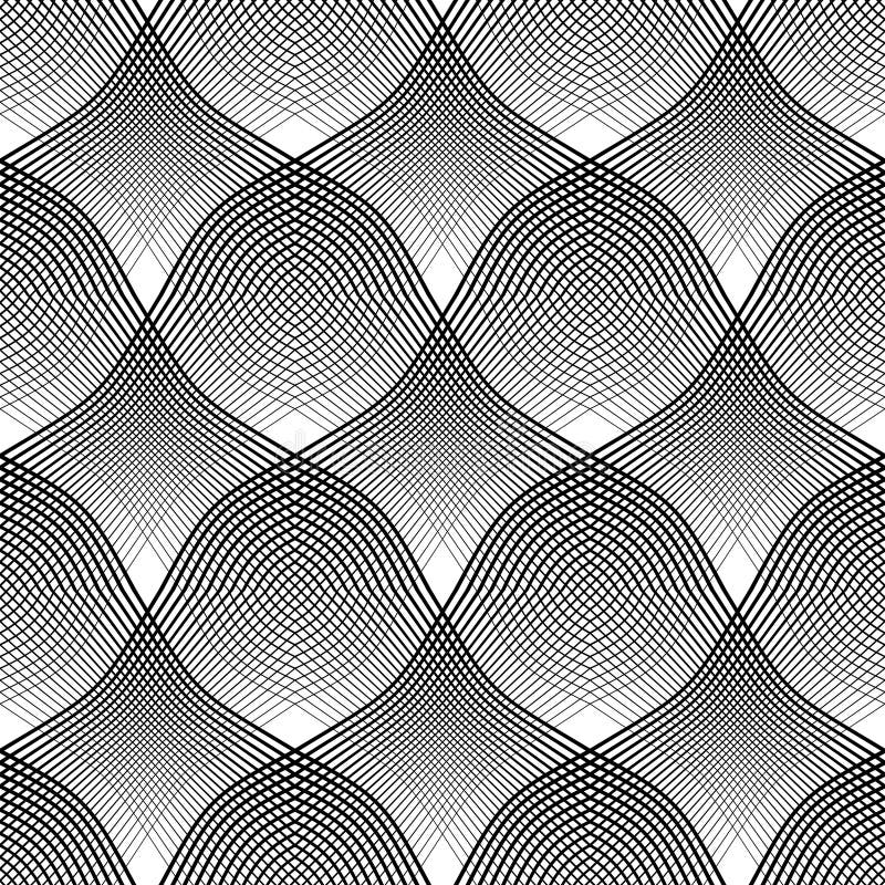 Seamless Pattern. Convex and Concave Optical Effect. Stock Vector ...