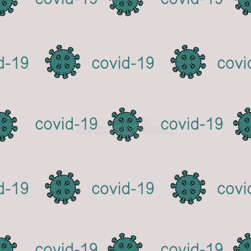 Seamless Pattern with Corona Virus. Vector Illustration Stock Vector ...