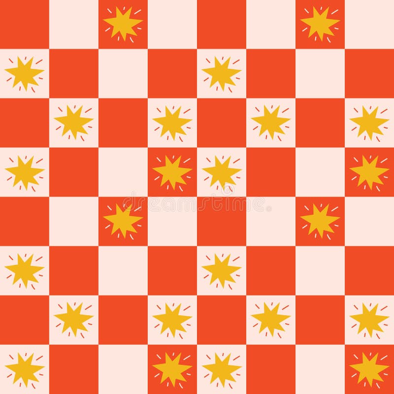 Seamless Pattern with Crazy Comic Faces and Colorful Geometric Shapes ...