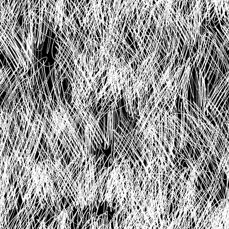 Seamless Pattern Created with Various Types of Hand-drawn Hatching from ...