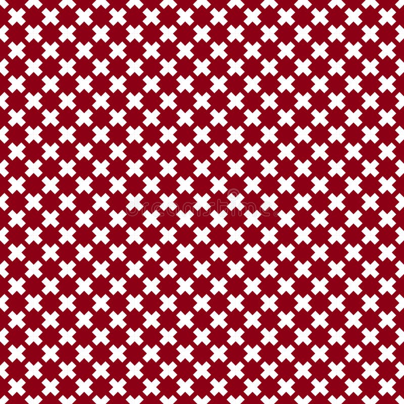 Seamless Pattern of Cross, Vector Illustration. Stock Vector ...