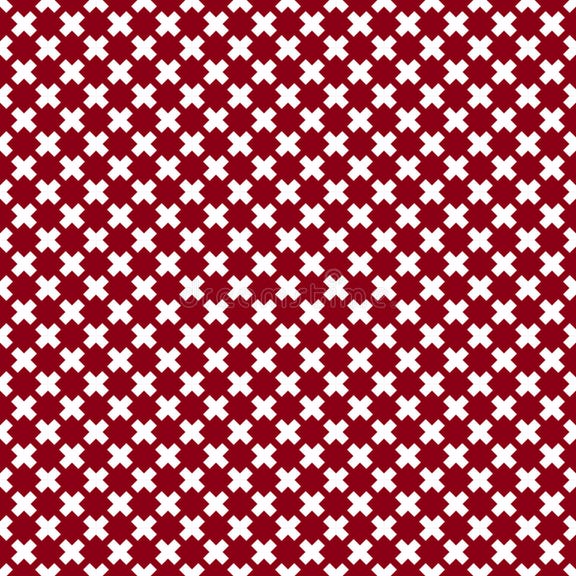 Seamless Pattern of Cross, Vector Illustration. Stock Vector ...