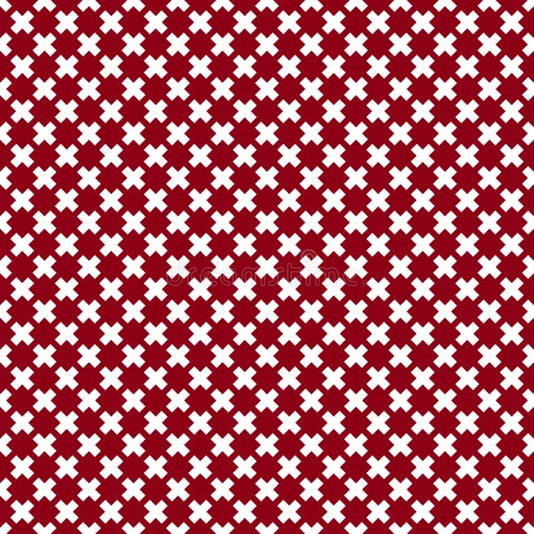 Seamless Pattern of Cross, Vector Illustration. Stock Vector ...