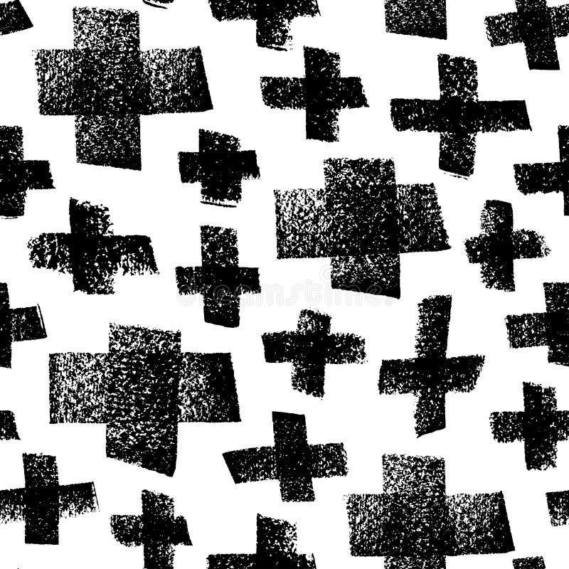 Seamless Pattern with Crosses of Different Sizes. Stock Vector ... Seamless Pattern with Crosses of Different Sizes. Stock Vector ...
