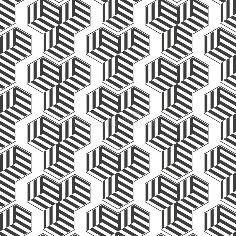 Seamless Pattern with Cubes. Repeating Modern Stock Vector ...