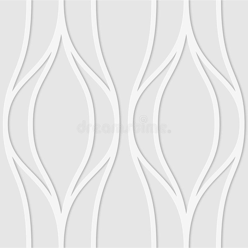 Seamless Pattern of Curve Lines. Soft Background Stock Vector ...