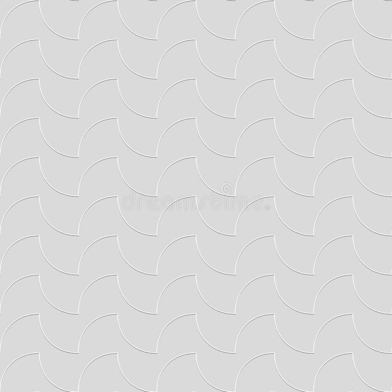 Seamless Pattern of Curved Lines. Geometric Background Stock Vector ...