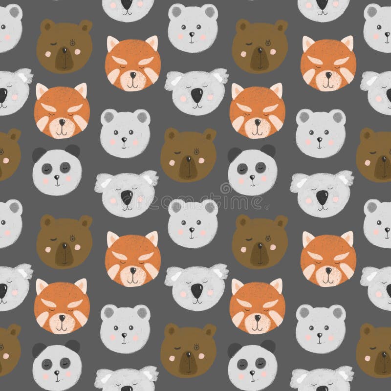Cute Red Panda Pattern Stock Illustrations – 819 Cute Red Panda Pattern ...
