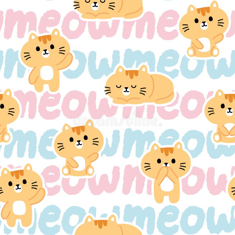 Meow Text Stock Illustrations – 3,192 Meow Text Stock Illustrations ...